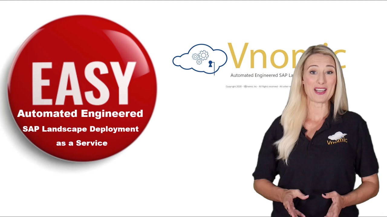 Vnomic Automated Engineered SAP landscape Delivery and Governance on ...
