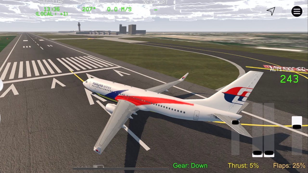 RC FS Advanced Real Flight Simulator GamePlay B737 MALAYSIA by ios ...
