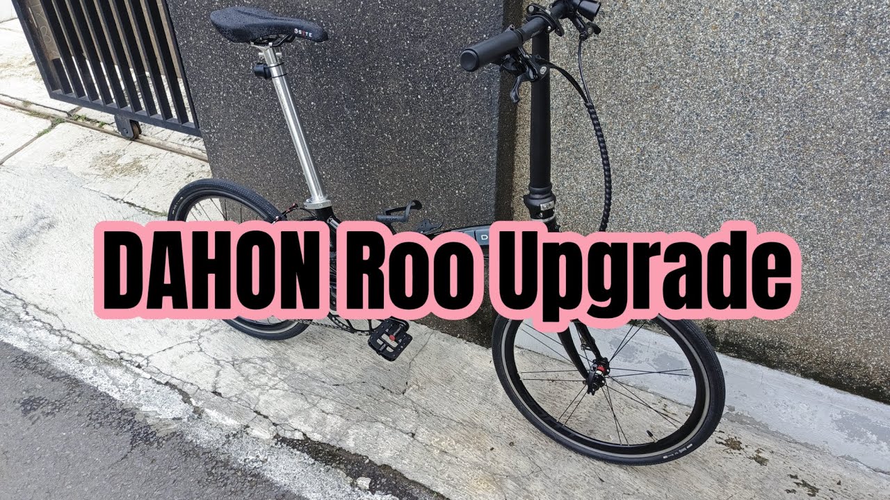 DAHON Roo Full Upgrade ltwoo 10 speed - Sisa frame ajaahh - YouTube