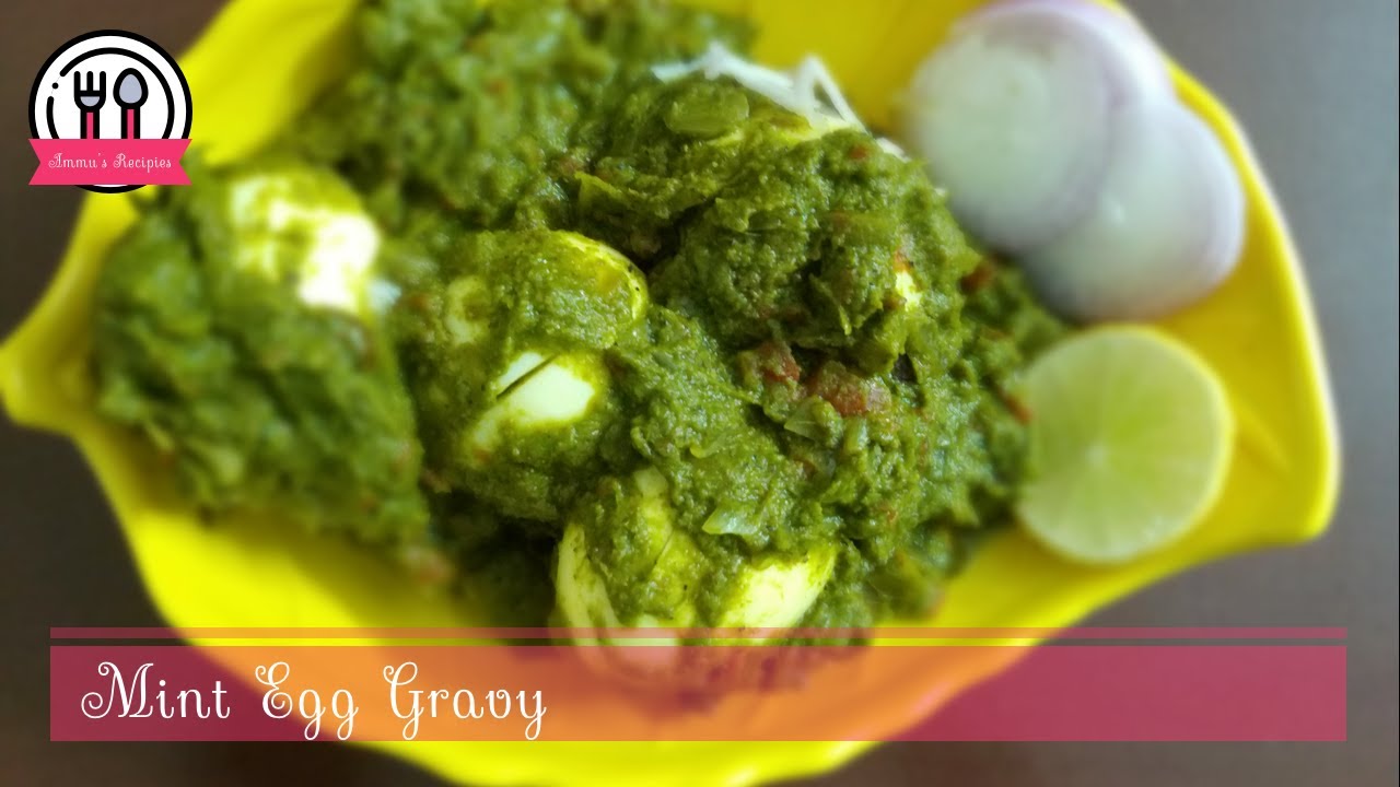 Mint Egg Gravy - Recipe - Explained Step by Step - YouTube