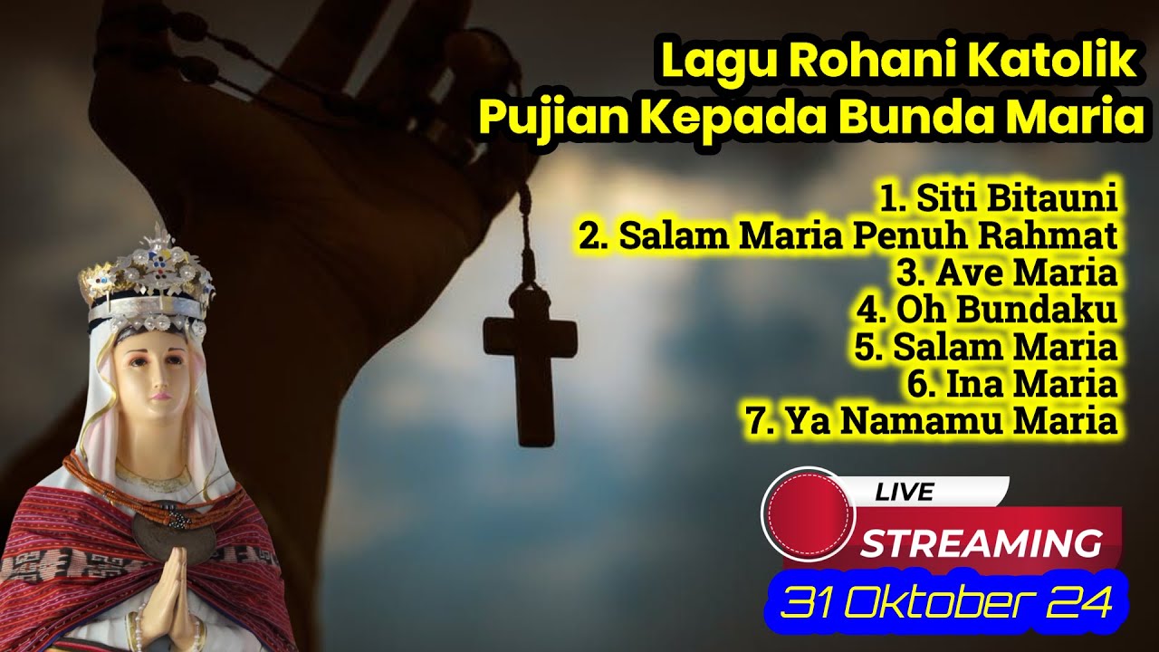Lagu Pujian Kepada Bunda Maria Bulan Rosario Penyejuk Jiwa - YouTube