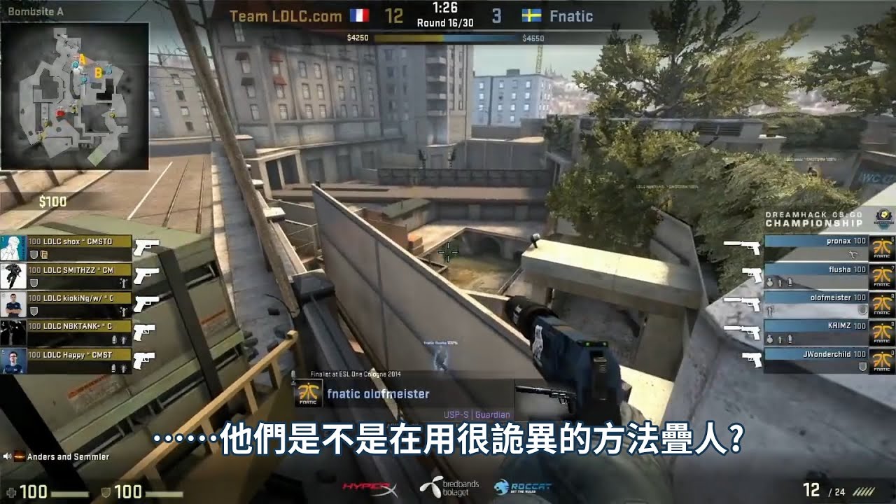[CSGO] 電競經典：olof boost (中文字幕) - YouTube