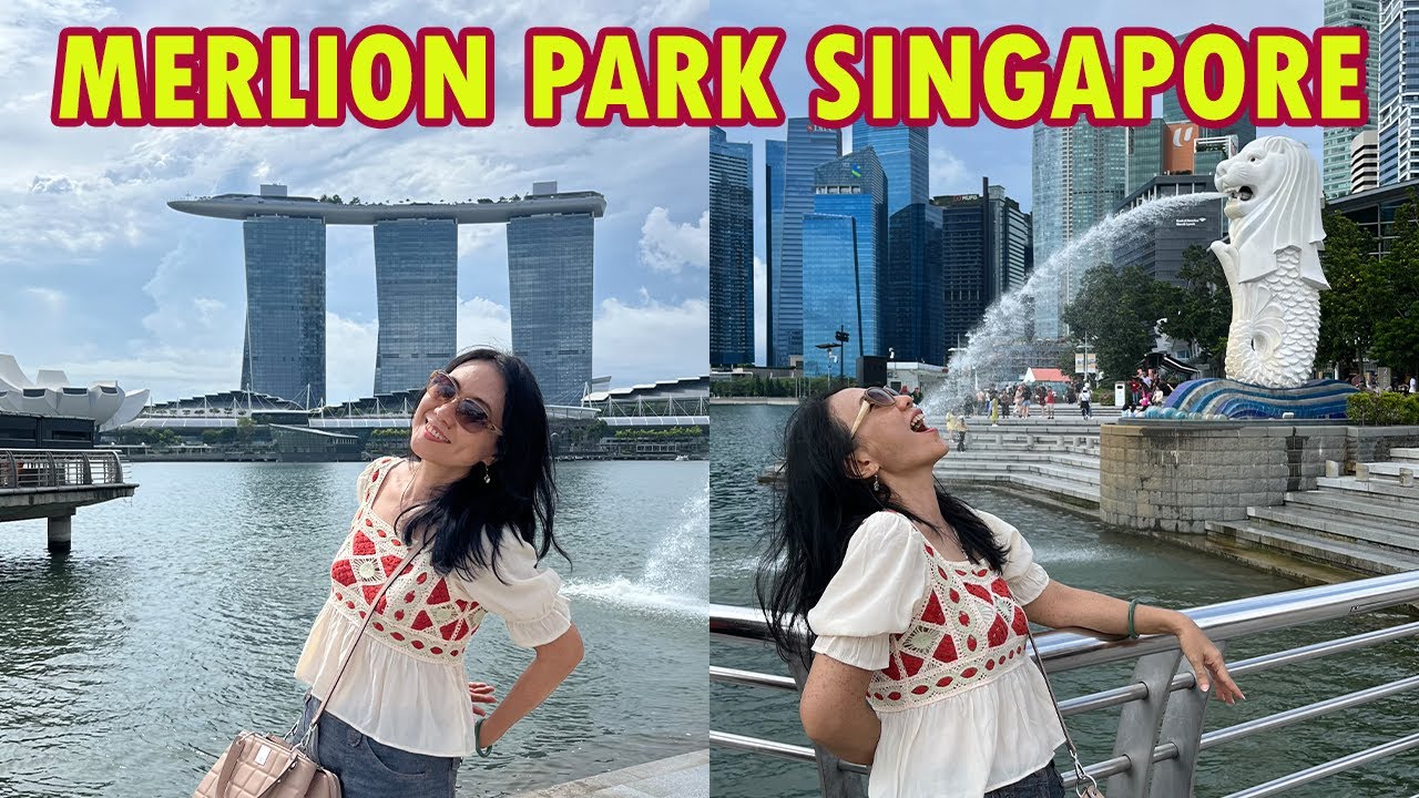 MERLION PARK SINGAPORE TEMPAT YANG WAJIB DIKUNJUNGI || SINGAPORE ...