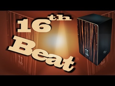 Cajon Tutorial - 16th Beat - Sechzehntel Beat - YouTube