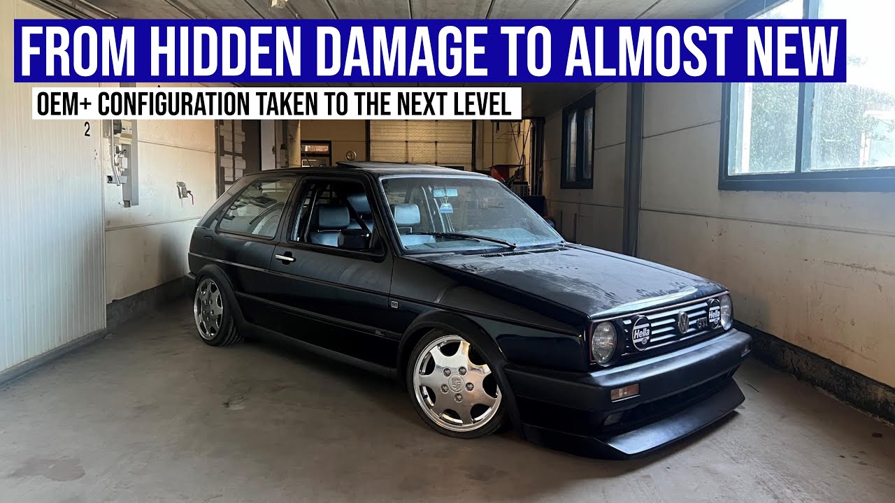 My Golf Mk2 GTI, from hidden damage to almost new - YouTube