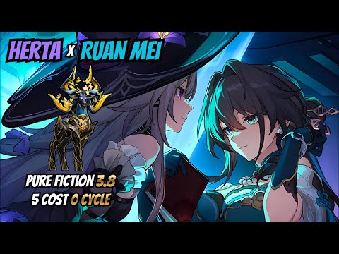 The Herta x Ruan Mei No Hit 0 Cycle | Pure Fiction 3.8 | Honkai: Star Rail