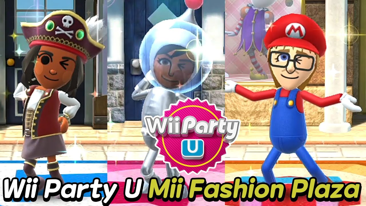 Wii Party U Mii Fashion Plaza gameplay | Faustine Vs Anne Vs Cristina ...