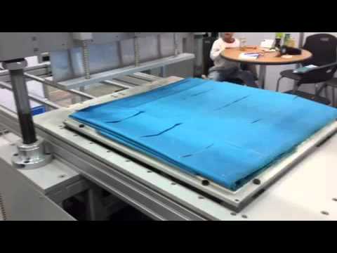 Automatic XY AXIS Textile Sample Cutting Machine (600mm) 2016 NEW - YouTube