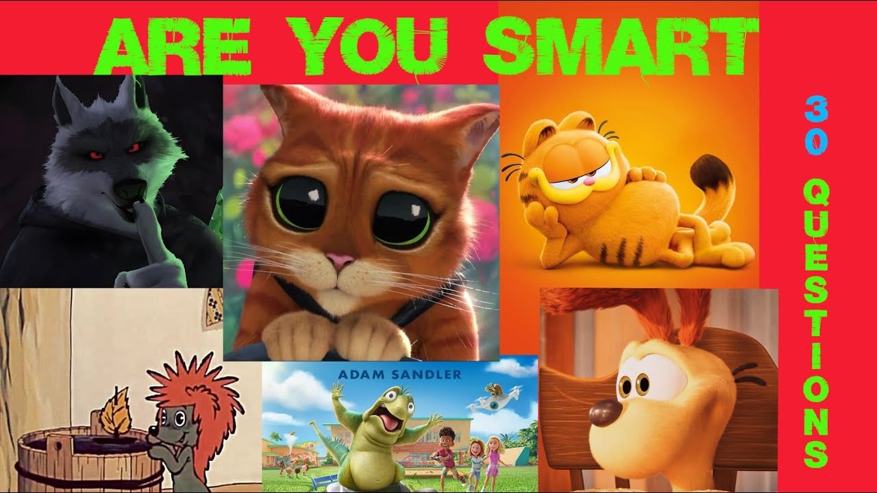 Can you answer 30 questions about popular cartoons? Memory test🤓 # ...