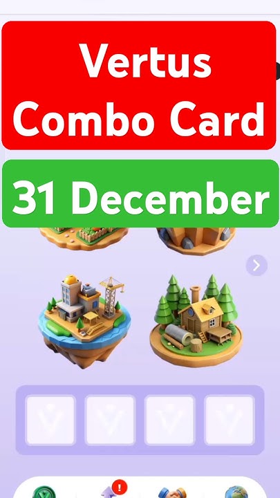 Vertus Combo 31 December | Vertus Daily Combo | Vertus today Combo l - YouTube