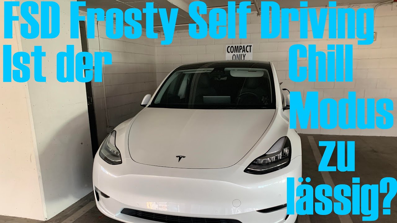 FSD Frosty Self Driving Chill Modus zu lässig? - YouTube