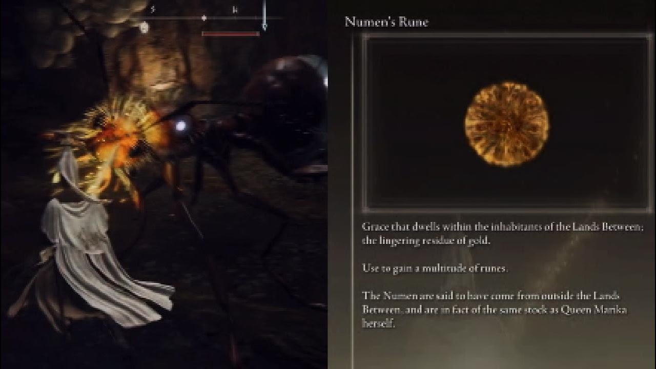 Elden Ring Numen Rune x5 Location and Gratuitous Ant Massacre Safe ...