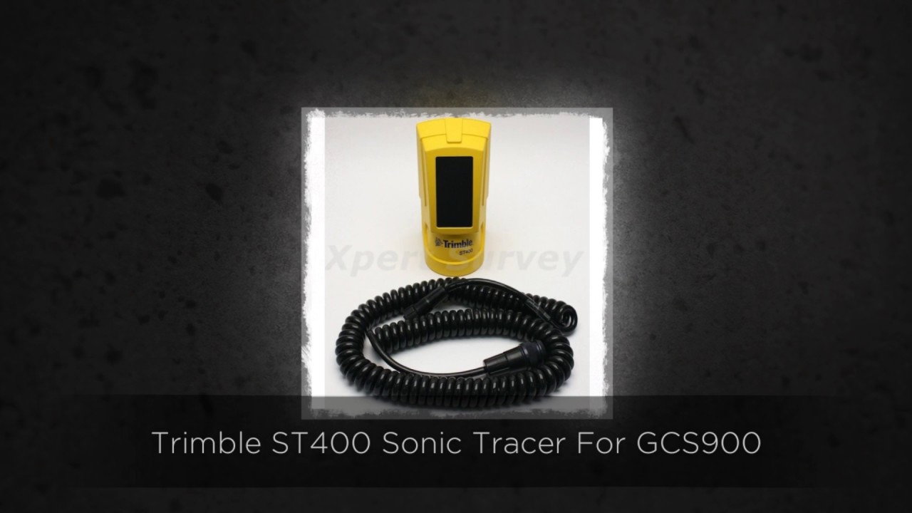 Trimble ST400 Sonic Tracer For GCS900 - YouTube