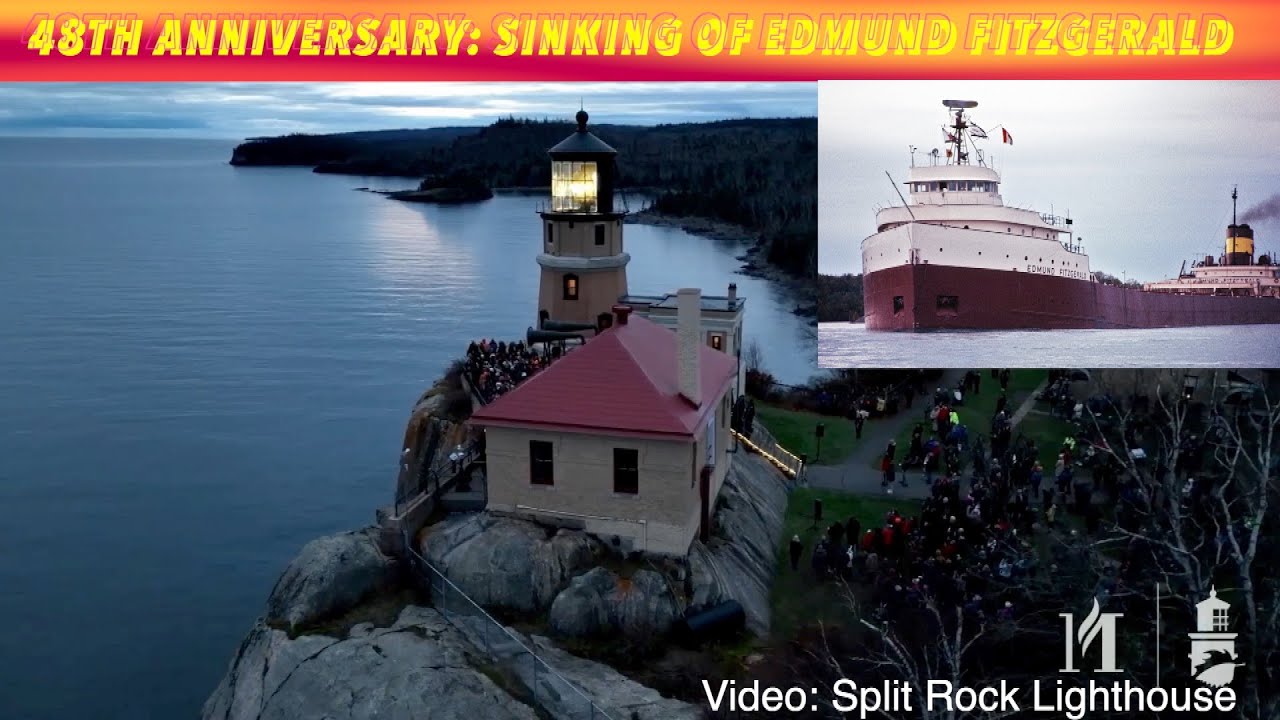 48th Anniversary Sinking Of Edmund Fitzgerald, Ceremony At Split Rock ...