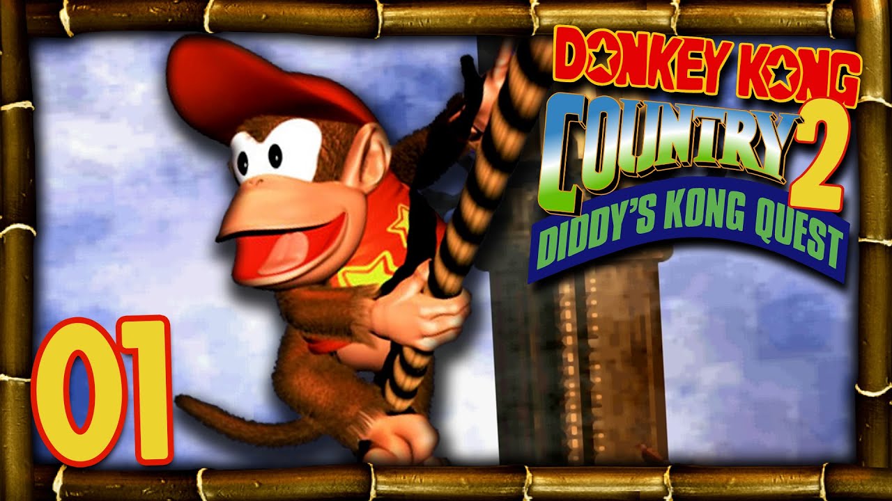 Let's Play DONKEY KONG COUNTRY 2 - DIDDY'S KONG QUEST - Part 1: Diddys ...
