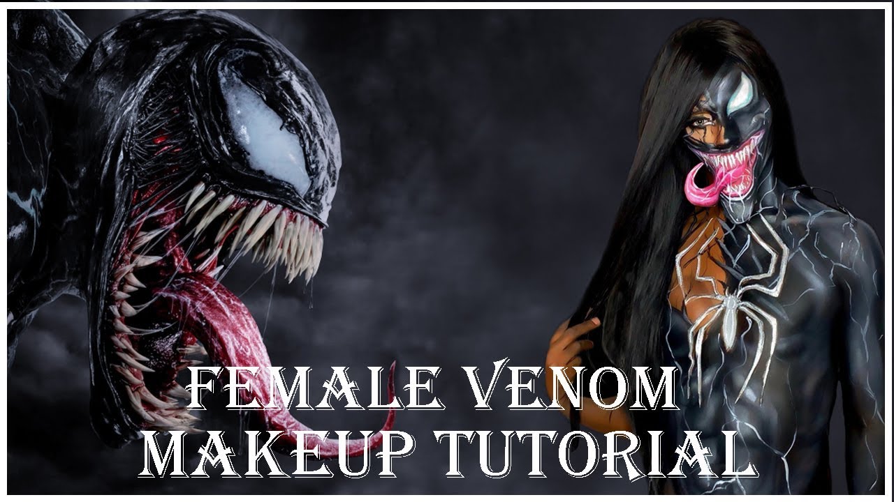 Female Venom Makeup Tutorial - YouTube