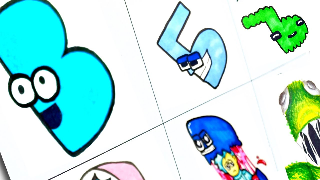 BEST Collection ALPHABET Lore chart with ROBLOX ( B ) - YouTube