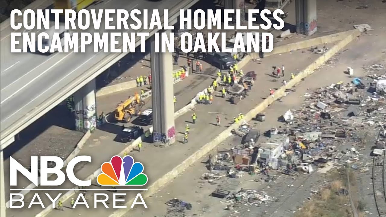 2 Arrested in Standoff as CHP, Caltrans Clear Wood Street Encampment in ...