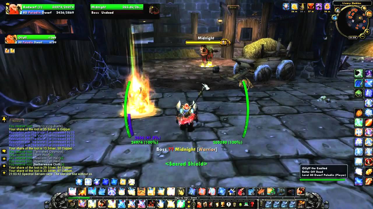 WoW IR-Karazhan Mount Run: Fiery Warhorse-HD - YouTube