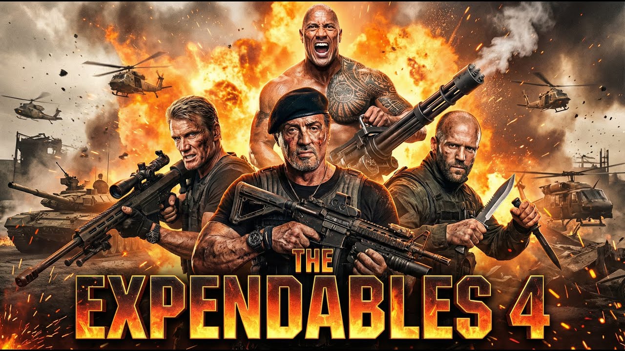 THE EXPENDABLES 4: CRITICAL MASS (2026) – Stallone x Statham x The Rock ...