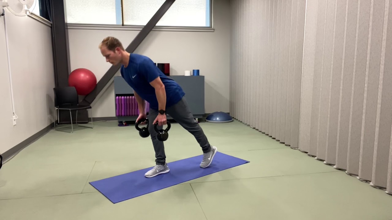 Kettlebell Step Back RDL - YouTube