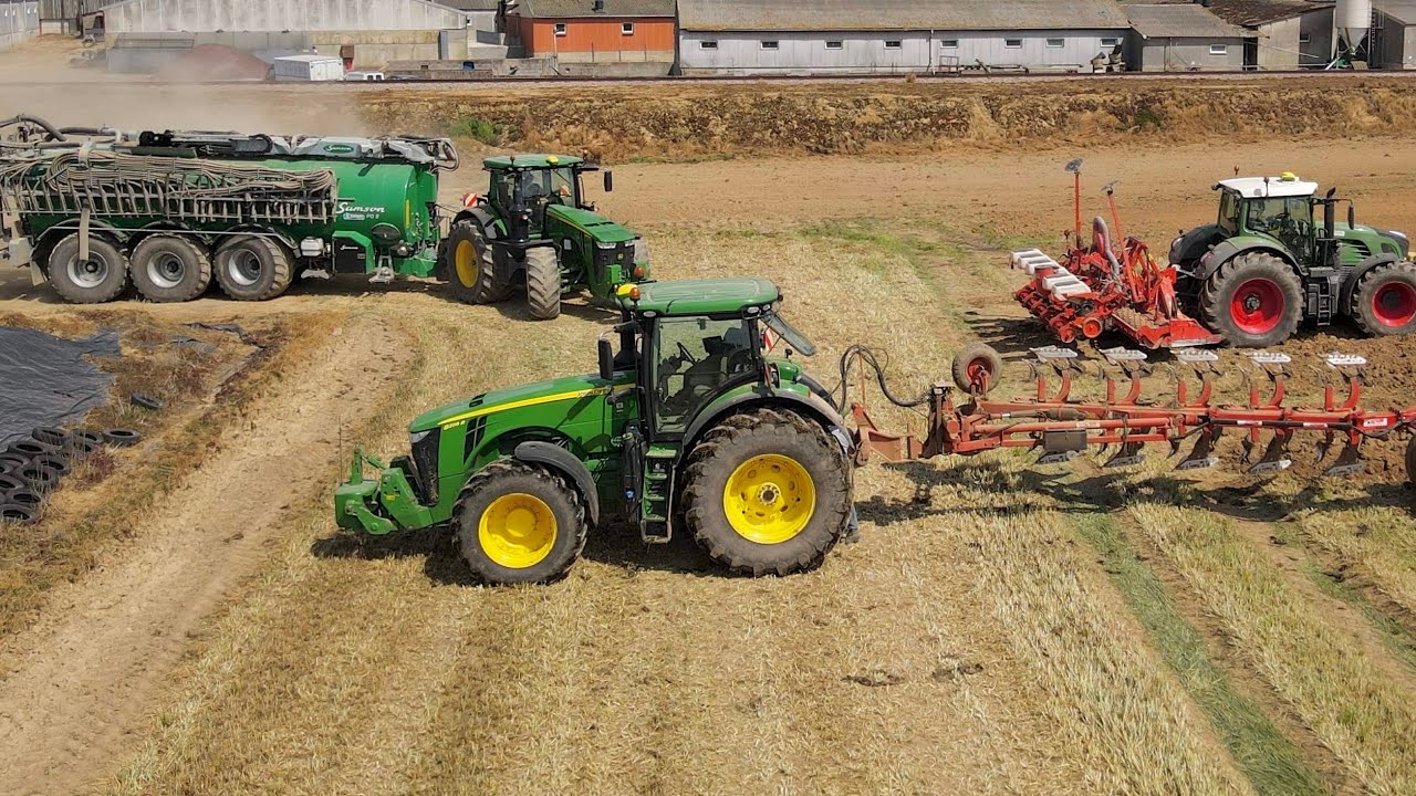 🇫🇷De la fauche du seigle jusqu’au semis de maïs en une journée XXL🤩🇺🇸 ...