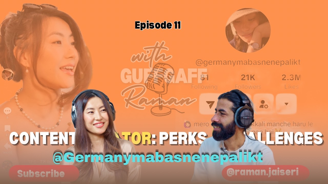 Being Tiktoker in Germany|| Germanyma Basne Nepali Kt||Guffgaff with ...