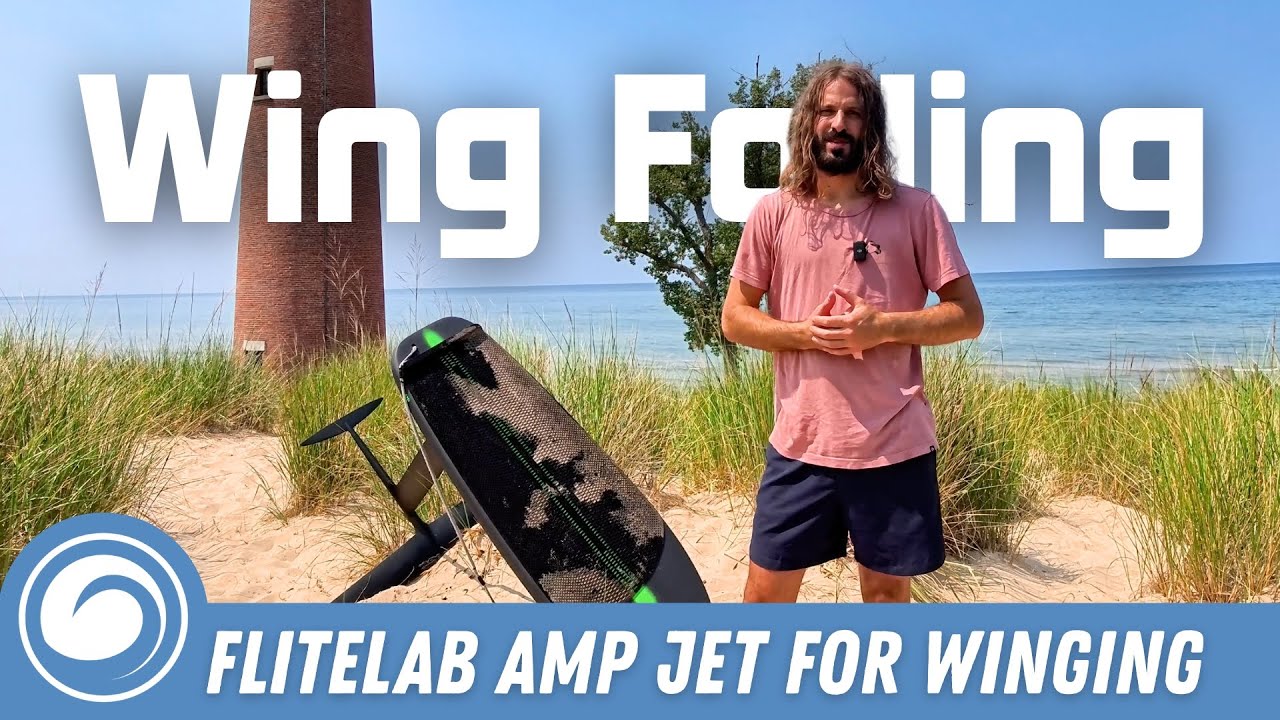Light Wind Wing Foiling Made Easy | FLITElab AMP Jet - YouTube