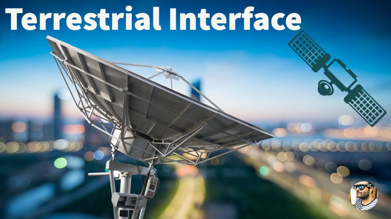 Terrestrial interface in satellite communication || Earth station ...