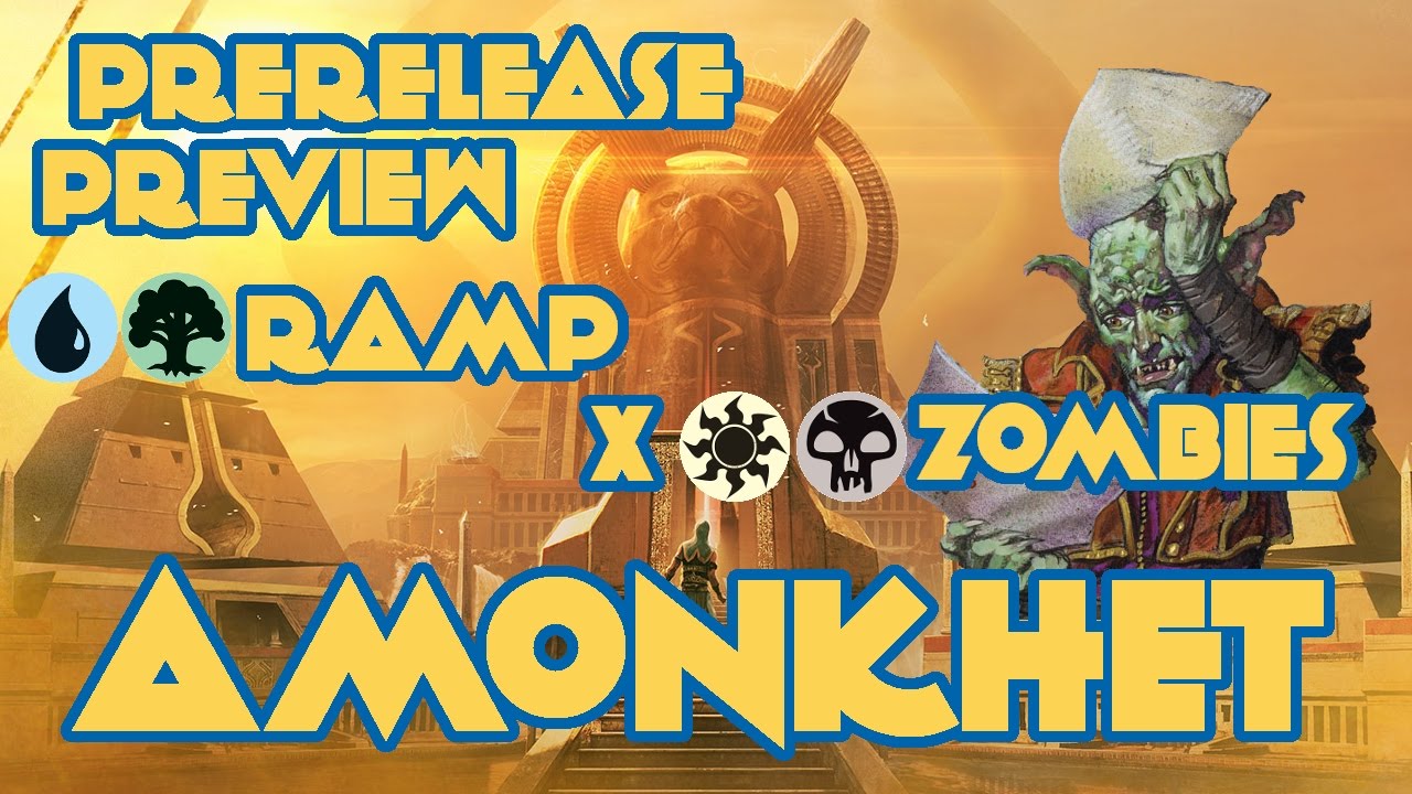 Prerelease Preview: Amonkhet - UG Ramp vs BW Zombies - YouTube
