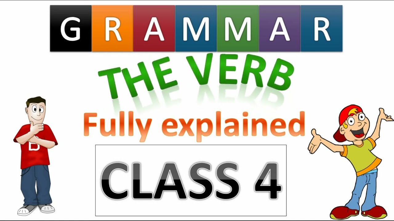The Verb class 4 | fully explained in hindi | The Verb | Kriya class 4 ...