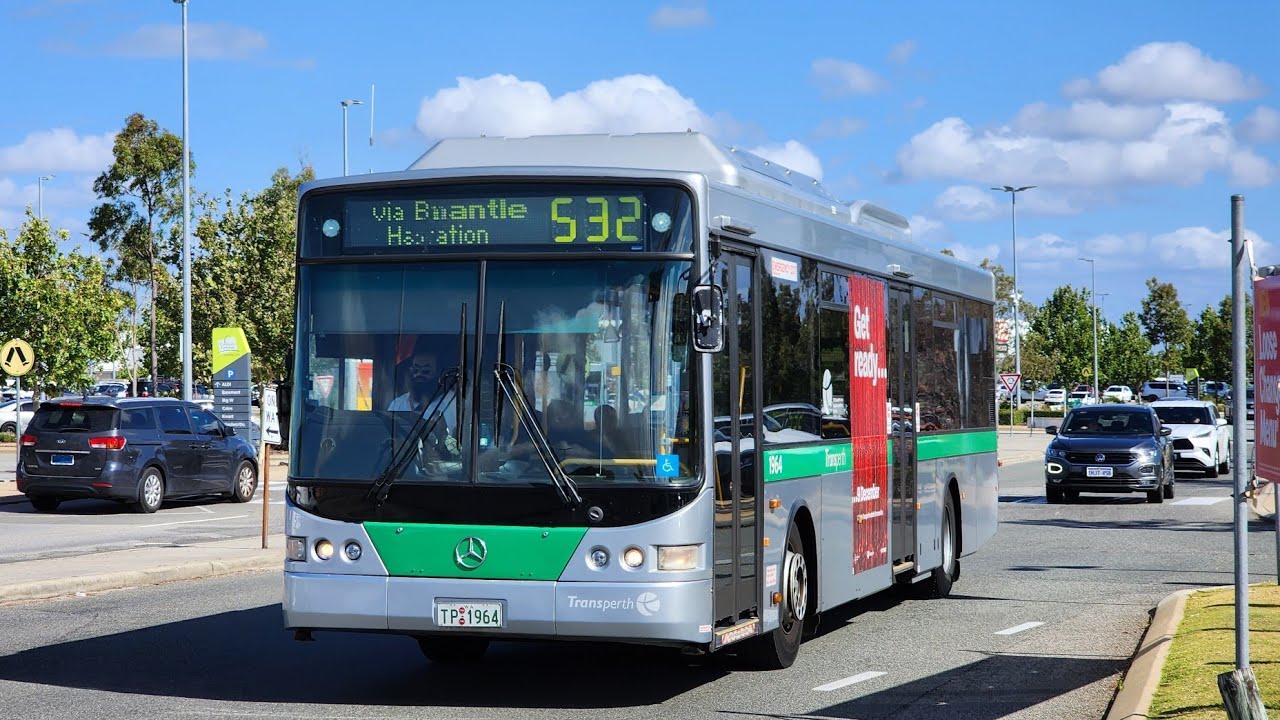 Transperth TP1967 Mercedes-Benz OC500LE CNG (ZF Kickdown) - YouTube