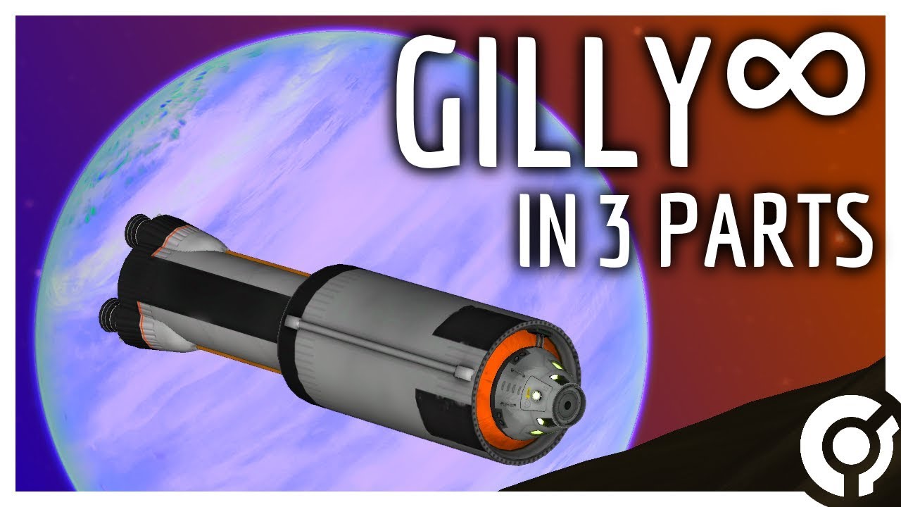 3 Part Gilly ∞ | Reusable mission to Gilly using 3 parts | KSP 1.4.4 ...