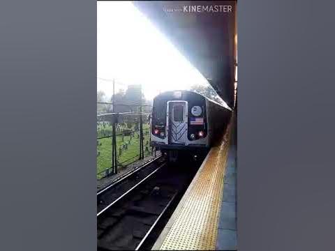 BMT Canarsie Line Brooklyn Bound R143 R160A L trains action at Wilson Avenue - YouTube