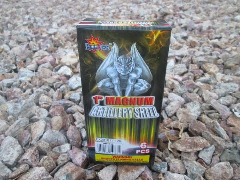 Boomer Fireworks - 1" Magnum Artillery Shell reloadable mortar ...