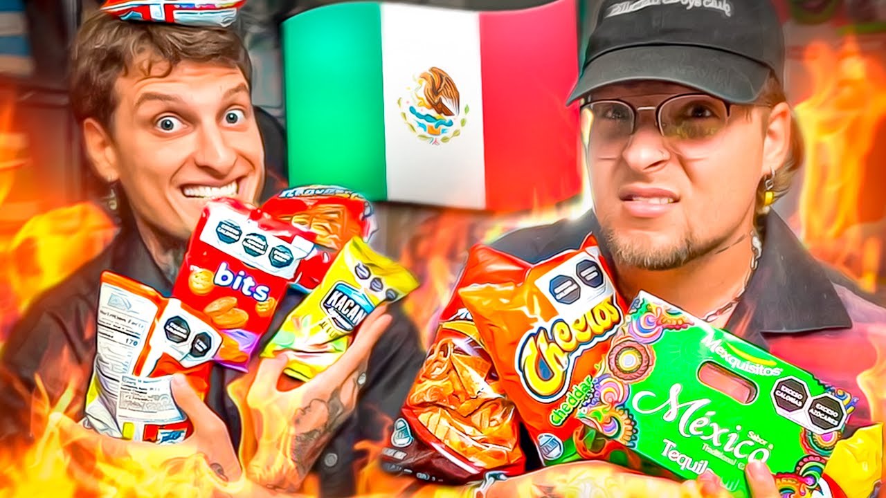 BYRE Y MISHO AMOLI PRUEBA COMIDA MEXICANA!! (ESPAÑOLES) - YouTube