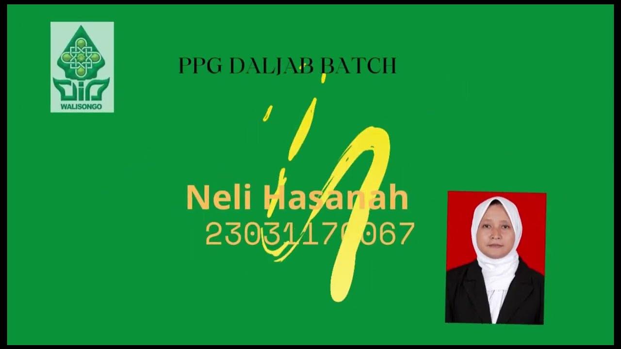 VIDIO PEER TEACHING- NELI HASANAH- PPG - YouTube