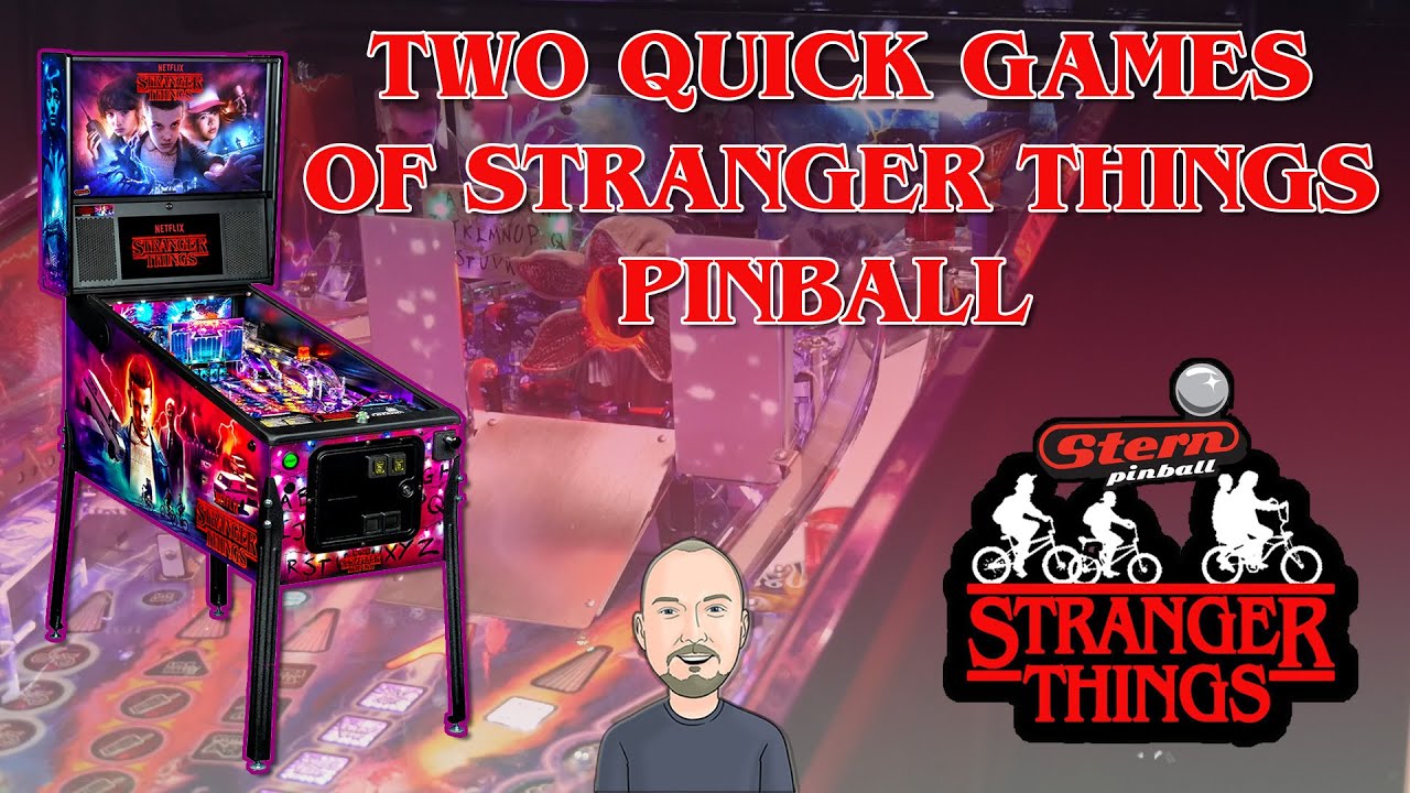 Stern Stranger Things Pinball | Gameplay | Angry bloke gets beaten by ...