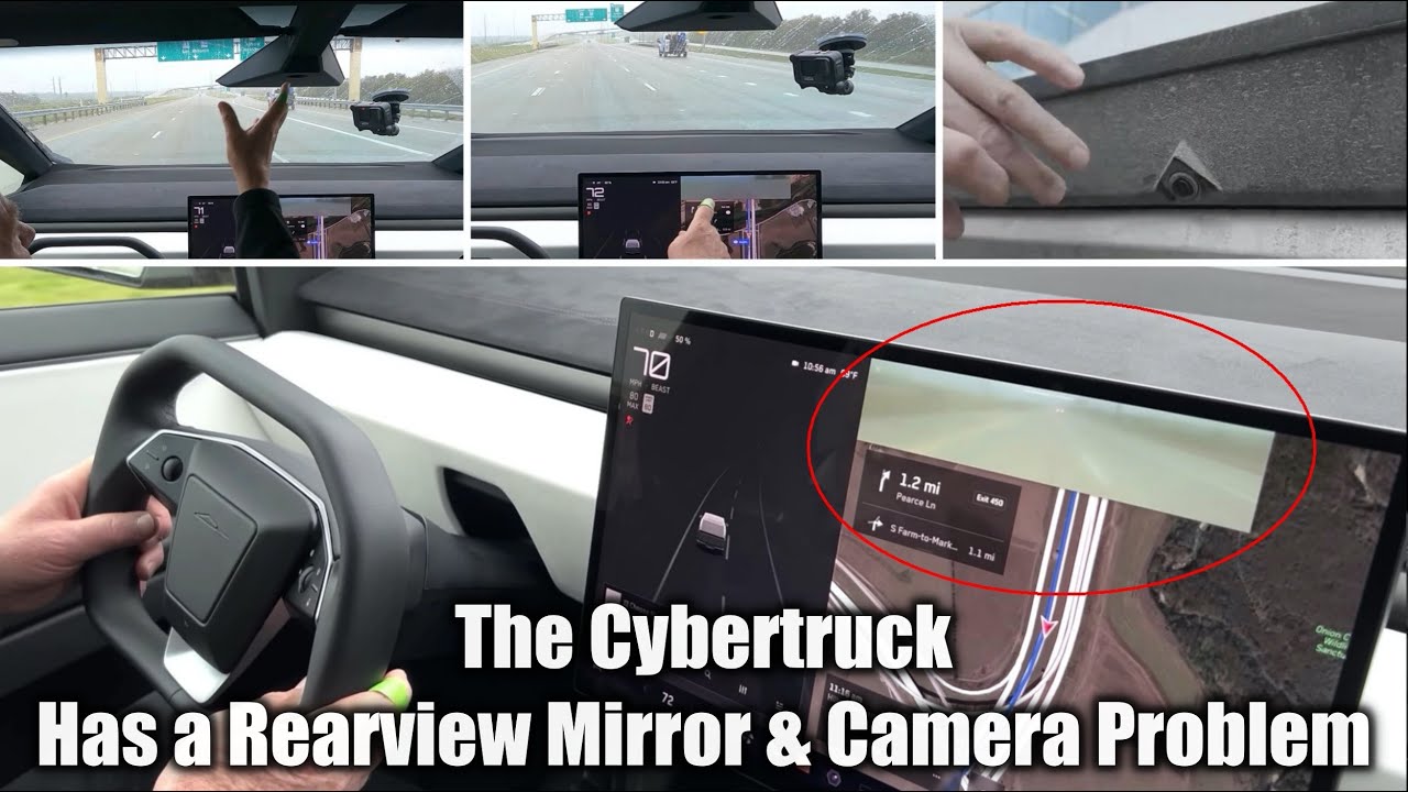 The Cybertruck Has a Rearview Mirror & Camera Problem - YouTube