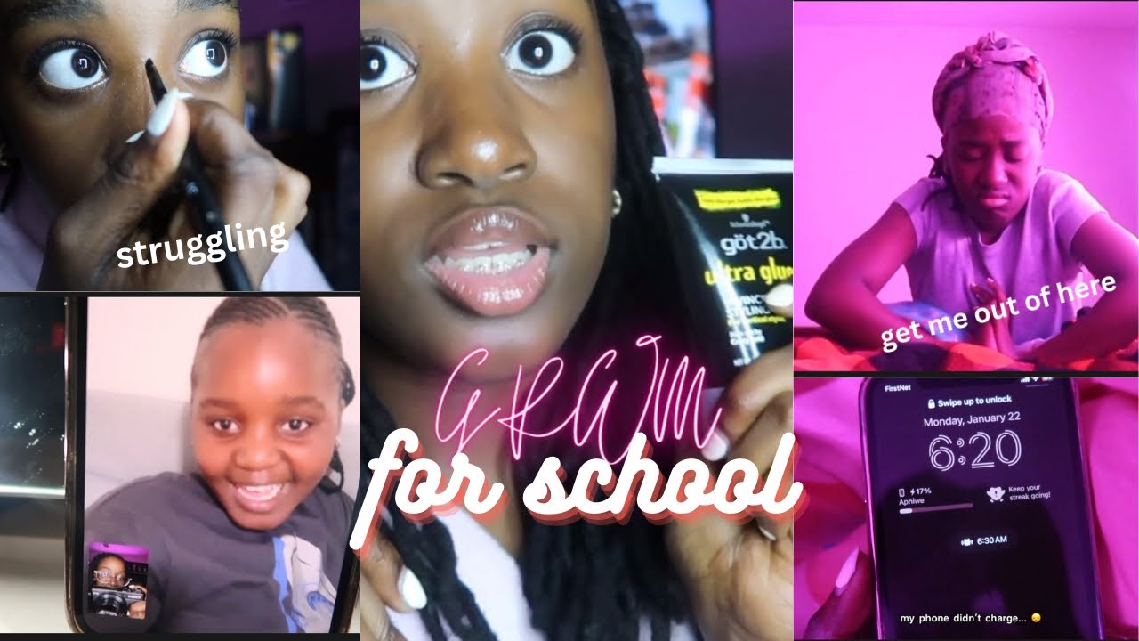 grwm: SCHOOL MORNING ROUTINE 🕦 ( 7th grade ) - YouTube