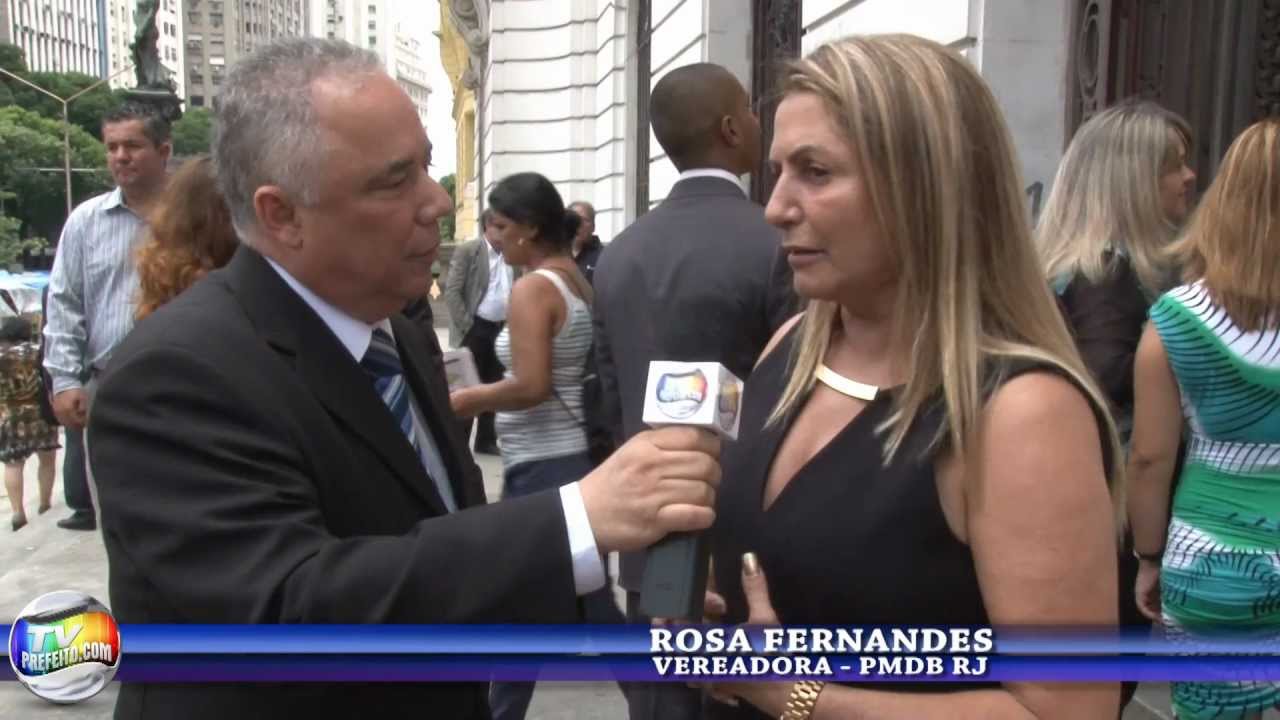 DIPLOMAÇÃO VEREADORA ROSA FERNANDES PMDB RIO DE JANEIRO - TvPrefeito ...