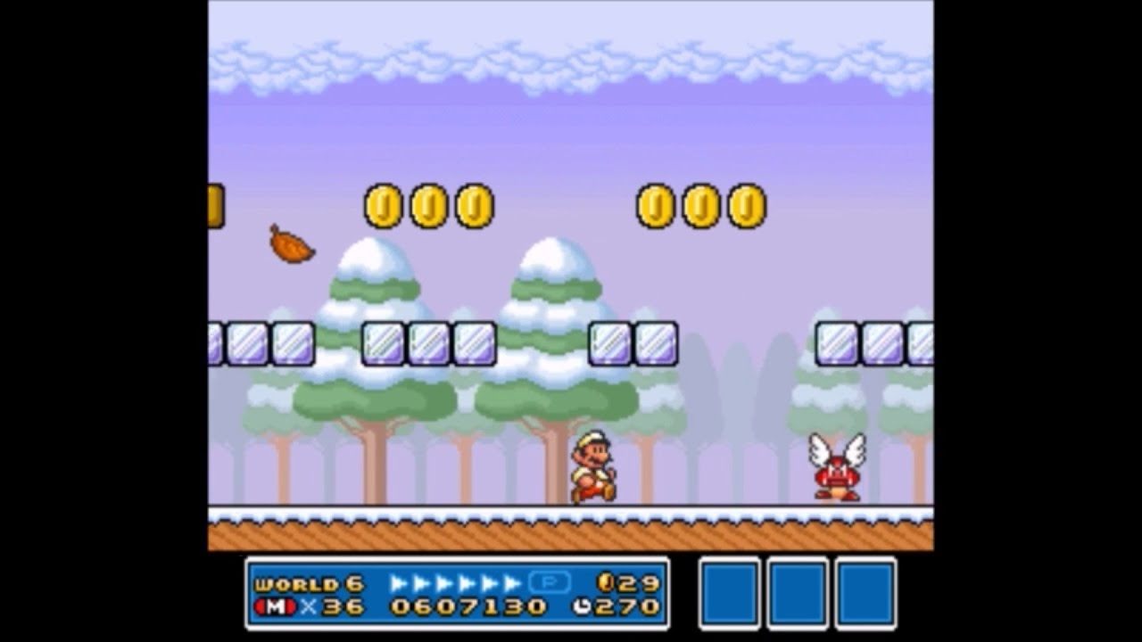 Super Mario 3 Longplay - SNES - Part 6/8: Ice Land - YouTube