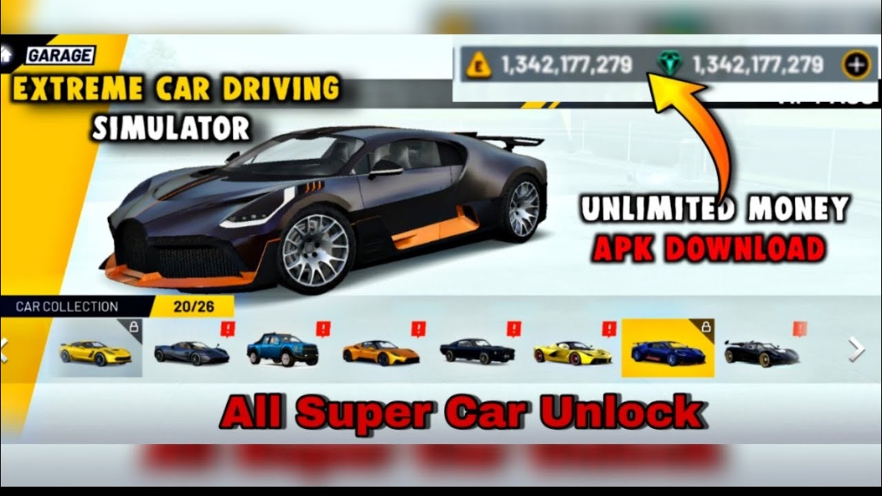 All Cars Unlock in Extreme Car Driving Simulator ( ios, Android) Game ...