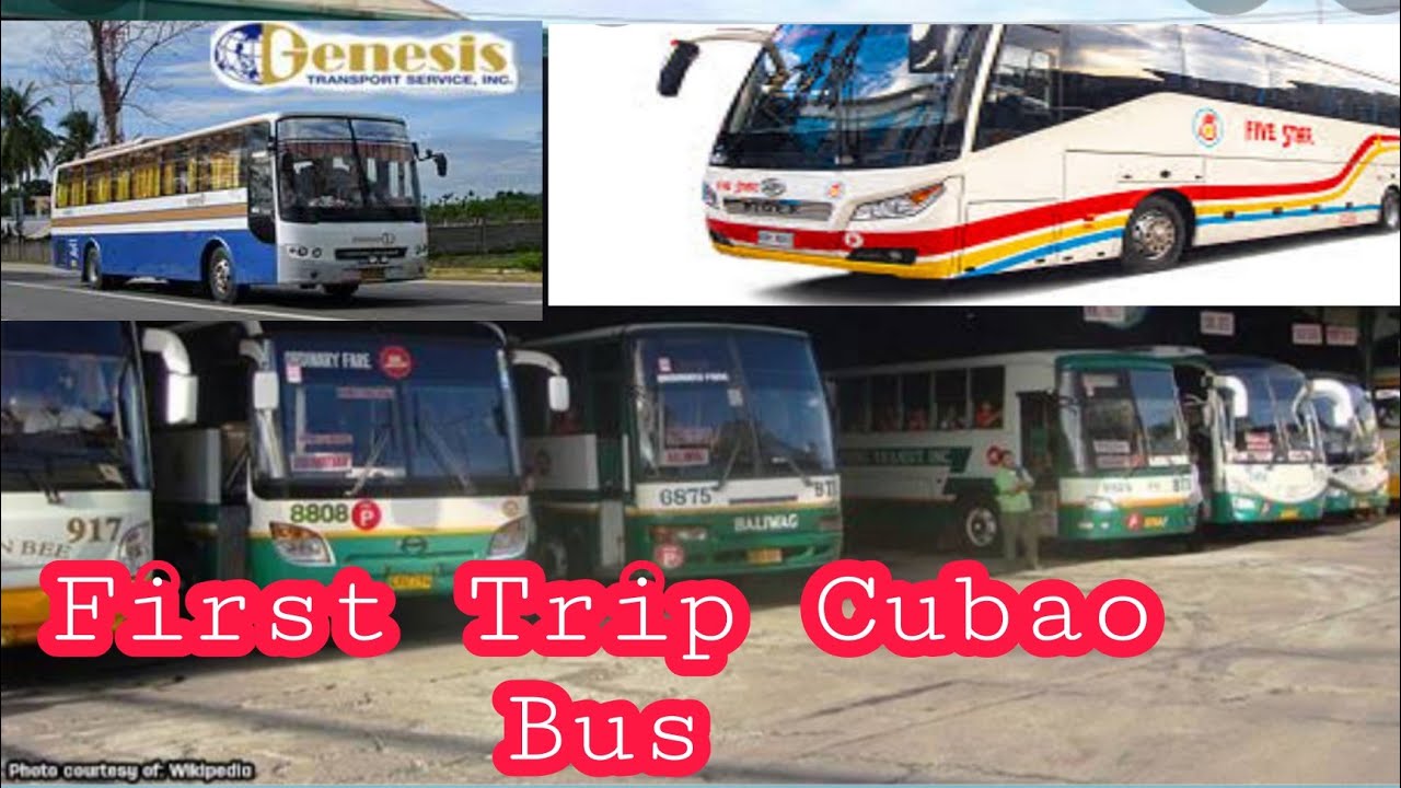 @First Trip Cubao Bus Terminal/fivestar/Baliuag Transit/Genesis Bus ...