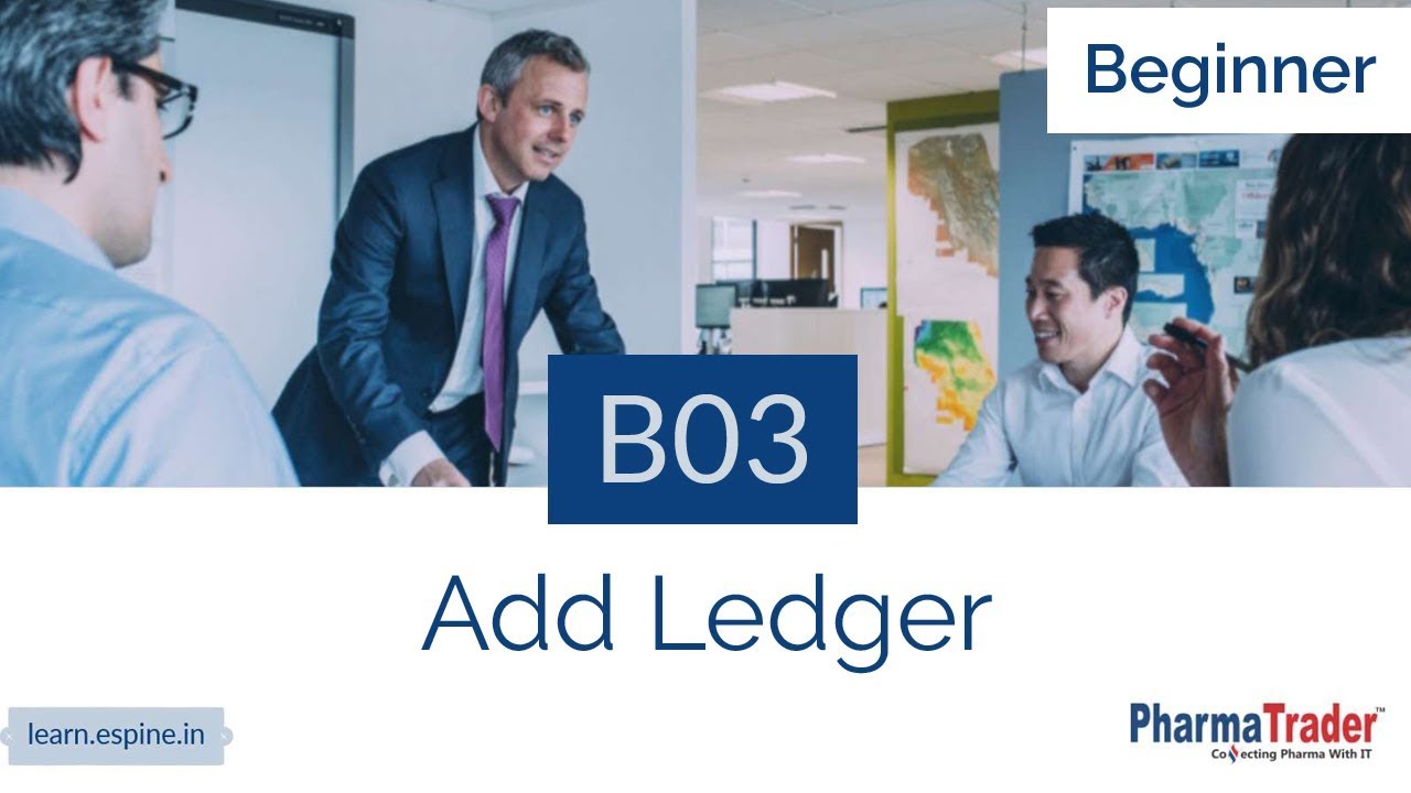 B03: Ledger Master Entry | Pharma Software for Billing - YouTube