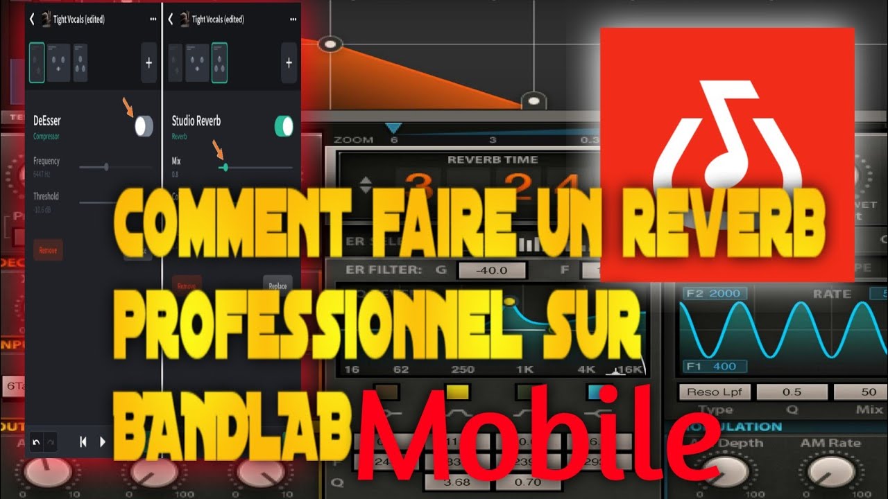 COMMENT FAIRE UN REVERB PROFESSIONNEL SUR BANDLAB MOBILE 🎹 #tutorial # ...
