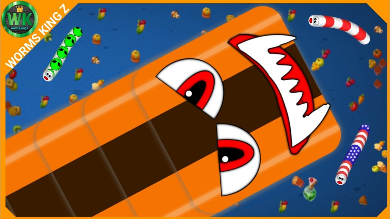 🐍Worms Zone.io 🔥 #51 – Cake vs Fruit Party | Top 1 on the Map 💯 Best ...