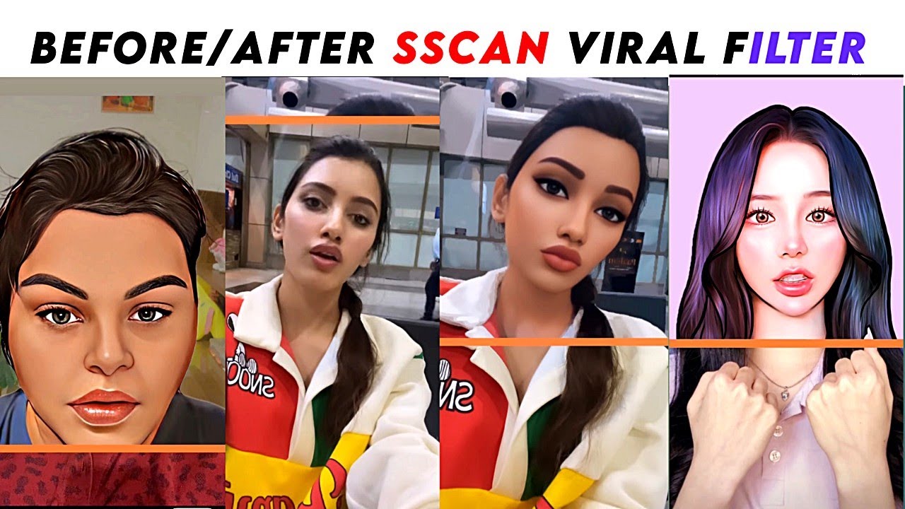 before/after scan viral filter | Instagram viral reel editing | before ...