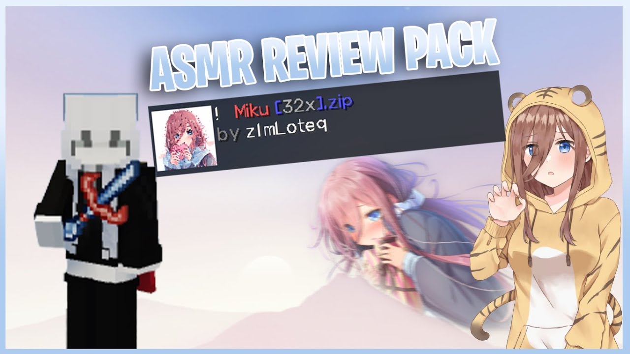 Miku Nakano Texture Pack | Bedwar PVP + ASMR | IceBear VN - YouTube