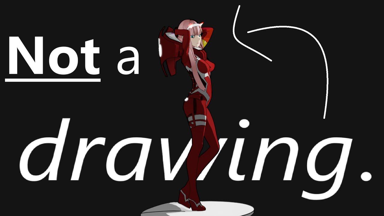 That's not a drawing | Blender shader showcase - YouTube